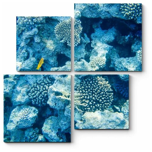 Модульная картина Коралловые рифы 140x140