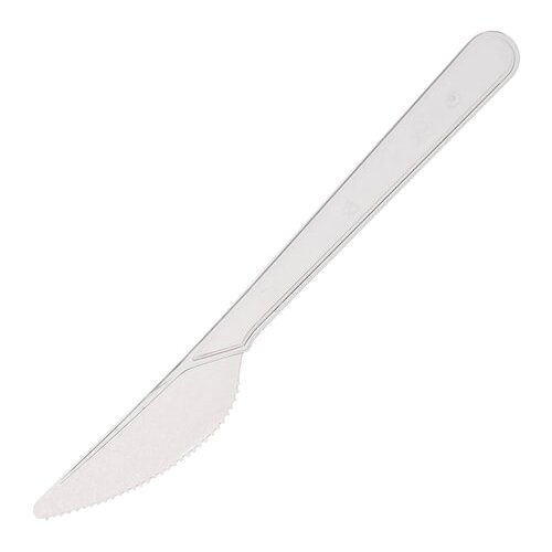 Лайма Ножи одноразовые пластиковые Стандарт, 18 см, 48 шт., прозрачный