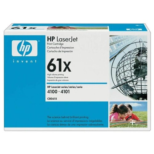 Картридж ориг. HP C8061X (№61X) черный для LJ 4100 (10000стр.), цена за штуку, 21408