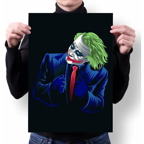 Плакат BUGRIKSHOP А4 принт "Джокер, Joker" - J0007