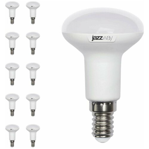Светодиодная лампа JazzWay PLED Super Power 7W эквивалент 60W 3000K 540Лм E14 для спотов R50 (комплект из 10 шт)