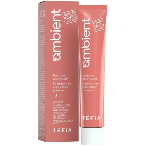 Tefia Ambient Крем-краска для волос AMBIENT 7.117, Tefia, Объем 60 мл