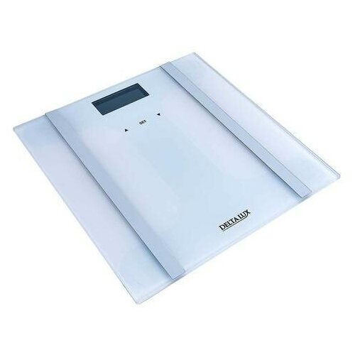 Весы напольные электронные DELTA LUX DE-4600 : "SMART" ,180 кг, 28*28см , белый.