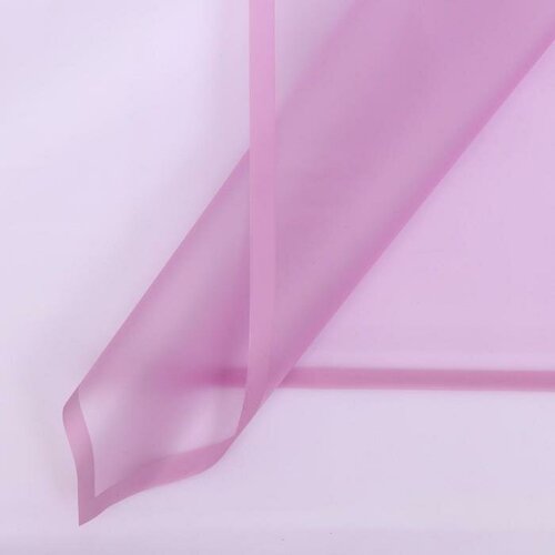 Пленка для цветов матовая "Фриз", фиолетовая, 60 х 60 см(20 шт.)