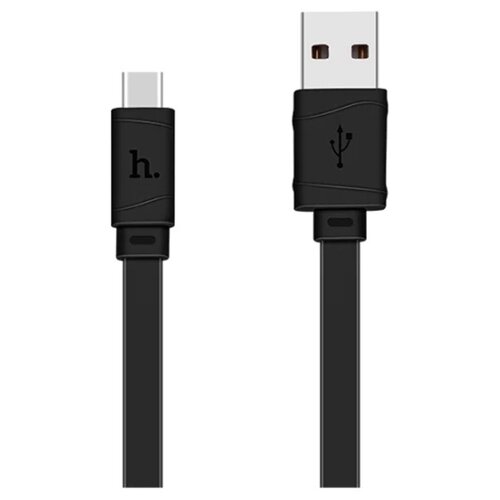 Кабель Hoco X5 Bamboo USB - USB Type-C, 1 м, 1 шт., черный