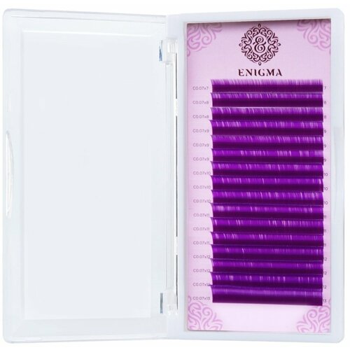 Ресницы Фиолетовые ENIGMA, D, 0.10, 8-13 mm, 16 линий