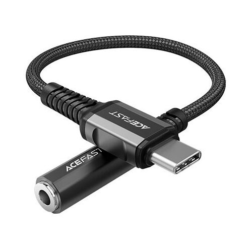 Переходник/адаптер ACEFAST C1-07 USB-C to 3.5mm (F), 0.18 м, black