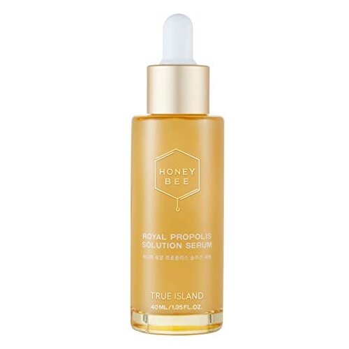 TRUE ISLAND Honey Bee Royal Propolis Solution Serum Сыворотка для лица с прополисом, 40 мл