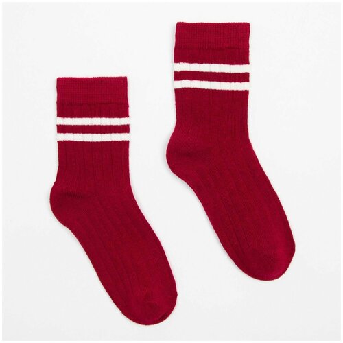 Носки Minaku размер 18-22, мультиколор, красный