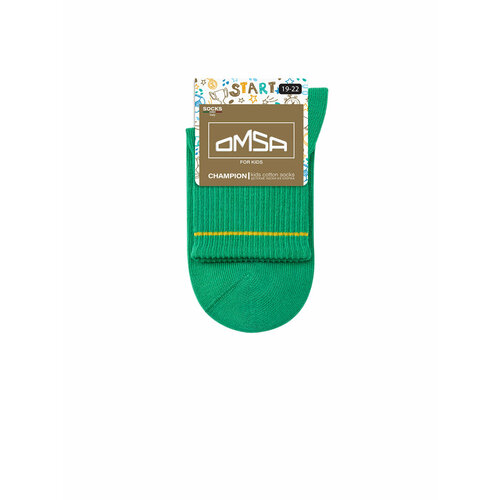 Носки OMSA KIDS размер 35/38, зеленый