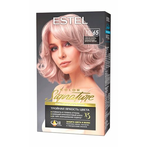 ESTEL Краска стойкая для волос Estel Color Signature крем-гель, 262 г, 10.65 Сияние сакуры