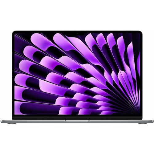 Ноутбук Apple MacBook Air 15" (M2, 8C CPU/10C GPU, 2023), 8 ГБ 256 ГБ Midnight, cерый (MQKR3), русская раскладка