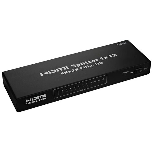 Разветвитель VCOM HDMI Spliitter 1=>12 3D Full-HD 1.4v, каскадируемый DD4112
