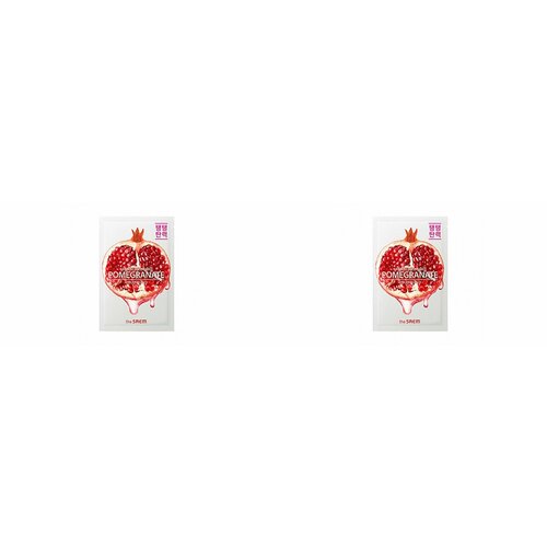 The Saem Маска на тканевой основе для лица с экстрактом граната Natural Pomegranate Mask Sheet 21мл 2шт
