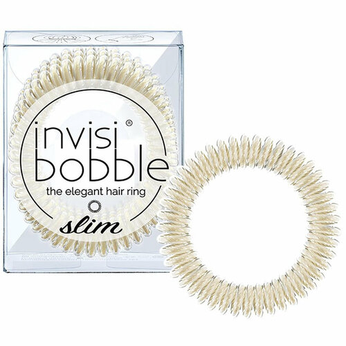 Резинка-браслет для волос Invisibobble Slim Stay Gold