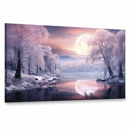 Интерьерная картина 100х60 "Зимняя сказка"