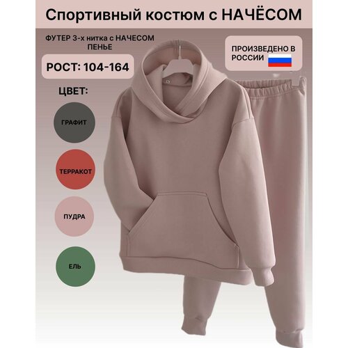 Комплект одежды , размер 32/116-122, розовый