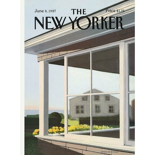 Плакат, постер на бумаге The New Yorker (June 8, 1987). Размер 42 х 60 см