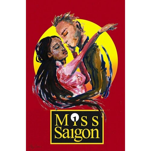 Плакат, постер на холсте Miss Saigon/Мисс Сайгон/. Размер 42 х 60 см