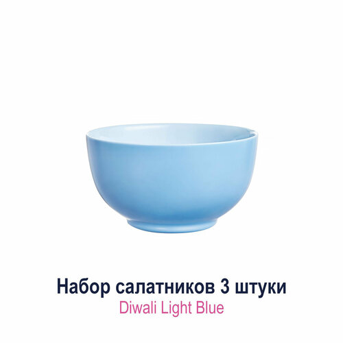 Набор салатников Diwali Light Blue 12 см 3 шт