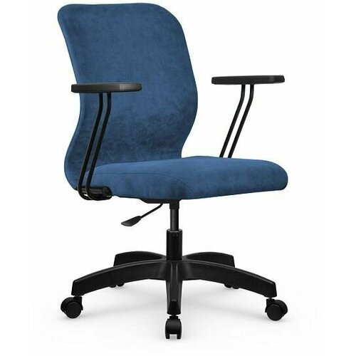 Компьютерное офисное кресло mетта SU-Мr-4/ подл. 109/осн. 005, Светло-синее