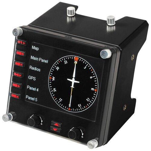 Комплект Logitech G Saitek Flight Instrument Panel, черный, 1 шт.