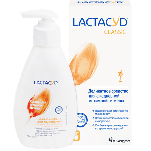 Средство для интимной гигиены LACTACYD Classic, 200мл
