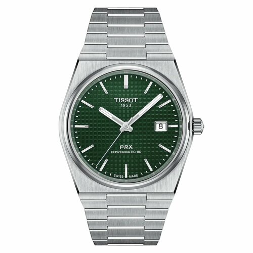 Наручные часы TISSOT T-Classic T137.407.11.091.00, зеленый, серебряный