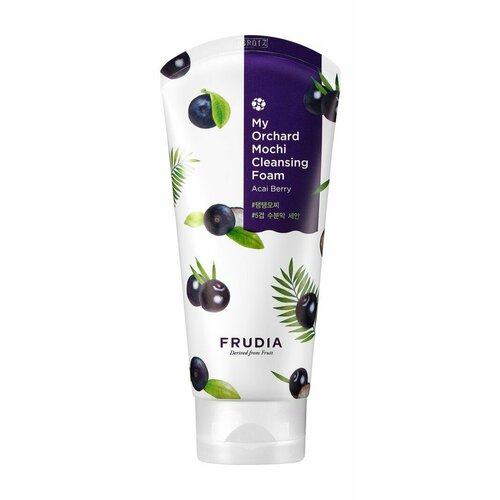 Очищающая моти-пенка для лица с экстрактом ягод асаи My Orchard Mochi Cleansing Foam Acai Berry, 120 мл