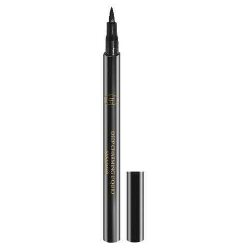 TF Cosmetics Жидкая подводка-фломастер для глаз Deep Charming Liquid Eyeliner, оттенок угольно-черный