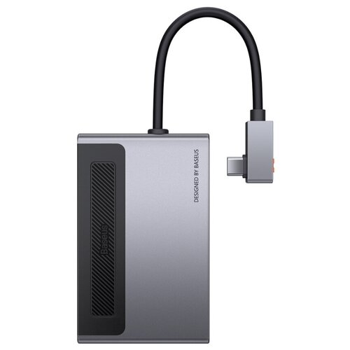 USB-концентратор Baseus Magic Multifunctional Type-C HUB with a Retractable Clip Standard Edition, цвет Серый (CAHUB-DA0G)