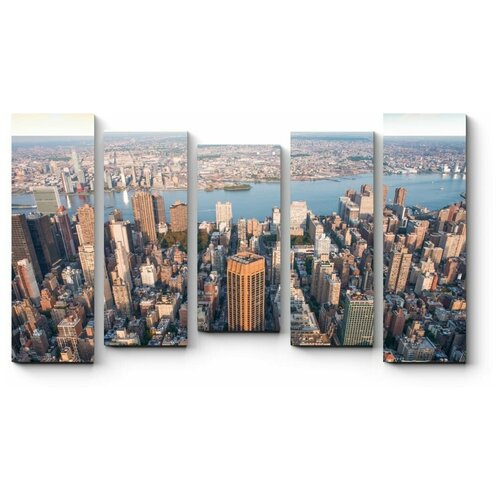 Модульная картина Панорама Нью-Йорка110x66