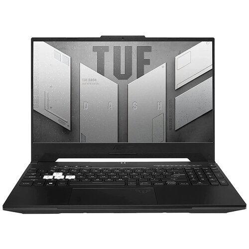 15.6" Ноутбук ASUS TUF Dash F15 FX517ZR-HN013 1920x1080, Intel Core i7 12650H 2.3 ГГц, RAM 16 ГБ, DDR5, SSD 1 ТБ, NVIDIA GeForce RTX 3070, без ОС, 90NR0AV3-M006Z0, черный