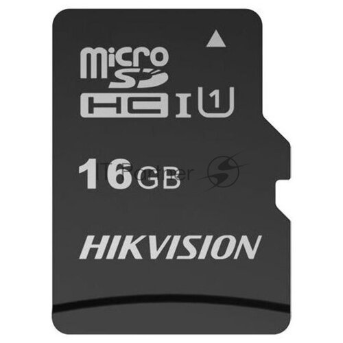 Флеш карта microSDHC 16GB Hikvision HS-TF-C1(STD)/16G/Adapter (с SD адаптером) R/W Speed 90/12MB/s