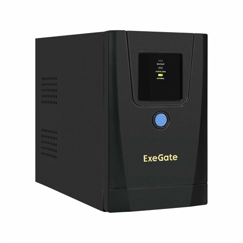 EXEGATE ИБП EX292782RUS ИБП SpecialPro UNB-1000. LED. AVR.1SH.2C13. RJ. USB <1000VA 550W, LED, AVR,1 Schuko+2 C13, RJ45 11, USB, металлический корпус,