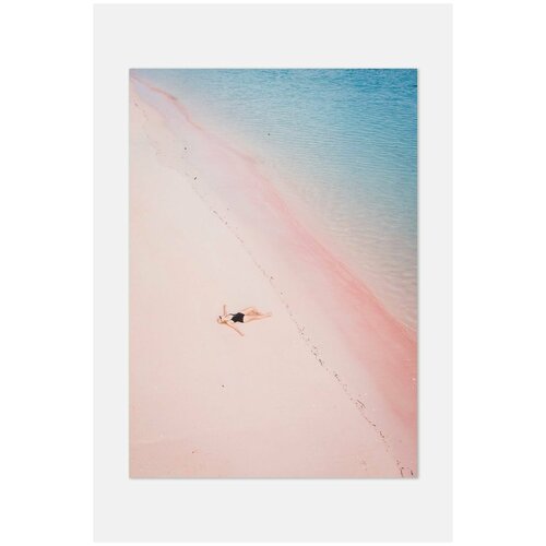 Постер для интерьера Postermarkt, 40х50 см в тубусе, Розовый #38
