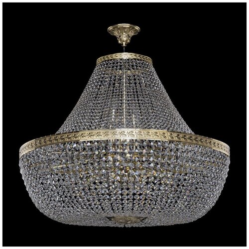 Люстра Bohemia Ivele Crystal 1911 19111/H1/90IV G, E14, 1040 Вт, кол-во ламп: 26 шт., цвет: золотой