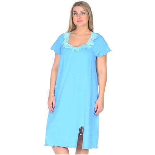 Сорочка  Elli Dolli, размер XXL, голубой