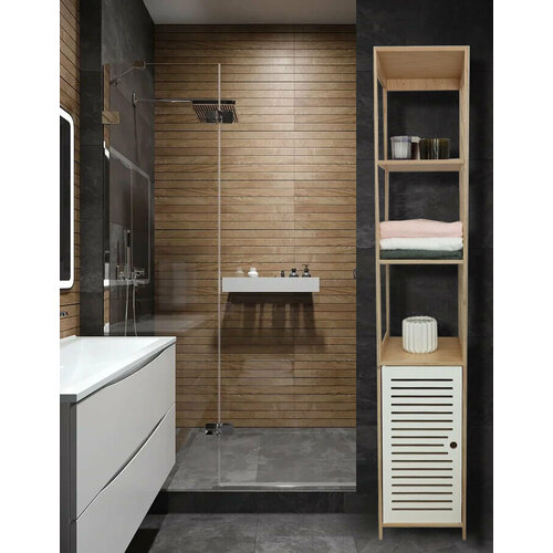 Шкаф для ванной, шкаф пенал, стеллаж деревянный