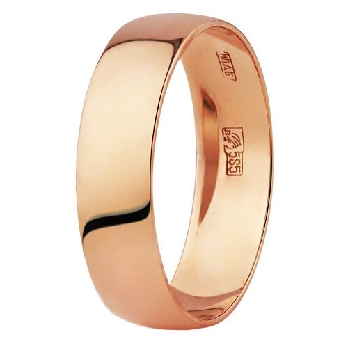 Кольцо обручальное AZADE, золото, 585 проба, размер 22.5
