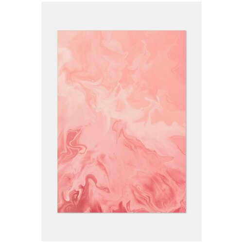 Постер для интерьера Postermarkt, 50х70 см в тубусе, Розовый #43