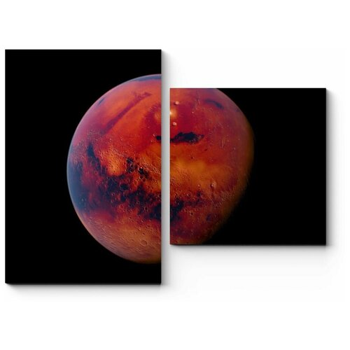 Модульная картина Огненная планета 140x105