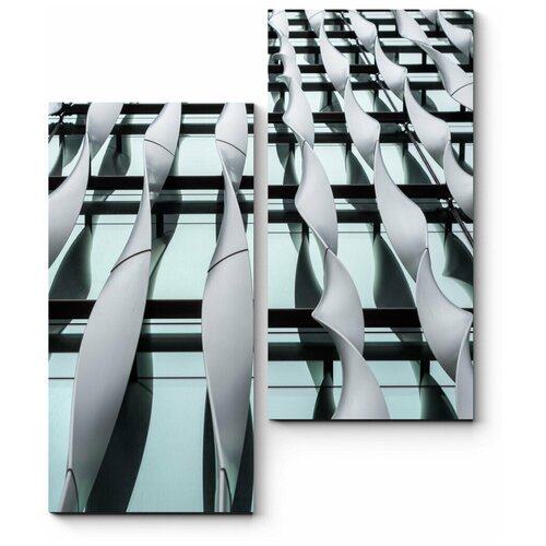 Модульная картина Декорации фасада в Лондоне 70x88