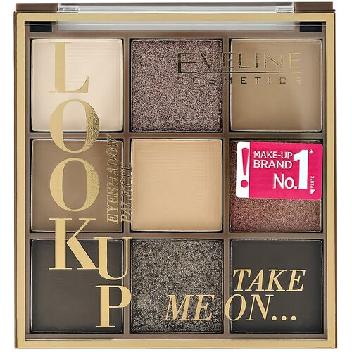 Палетка теней для век EVELINE LOOK UP тон take me on
