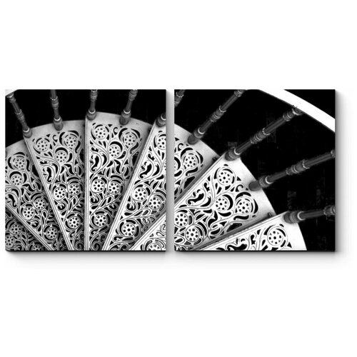 Модульная картина Винтажная лестница180x90