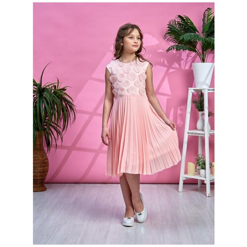 Платье Selina Style, размер 146, розовый