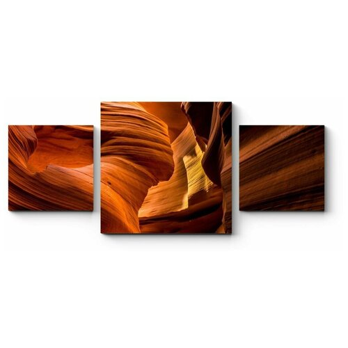 Модульная картина Прекрасные цвета каньона 130x56