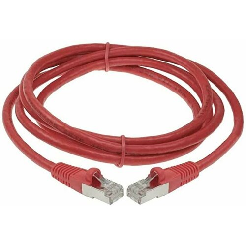 Патч-корд ACD-LPS6AZ-30C Cat6a SSTP 26AWG 4Pair, CU, LSZH, Вишневый, 3м