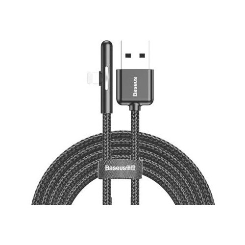Кабель Baseus Iridescent Lamp Mobile Game Cable USB (CAL7C-B), 2 м, черный