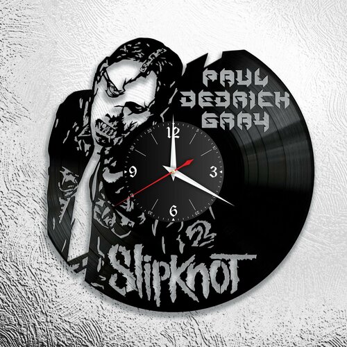 Настенные часы из виниловой пластинки с Paul Gray